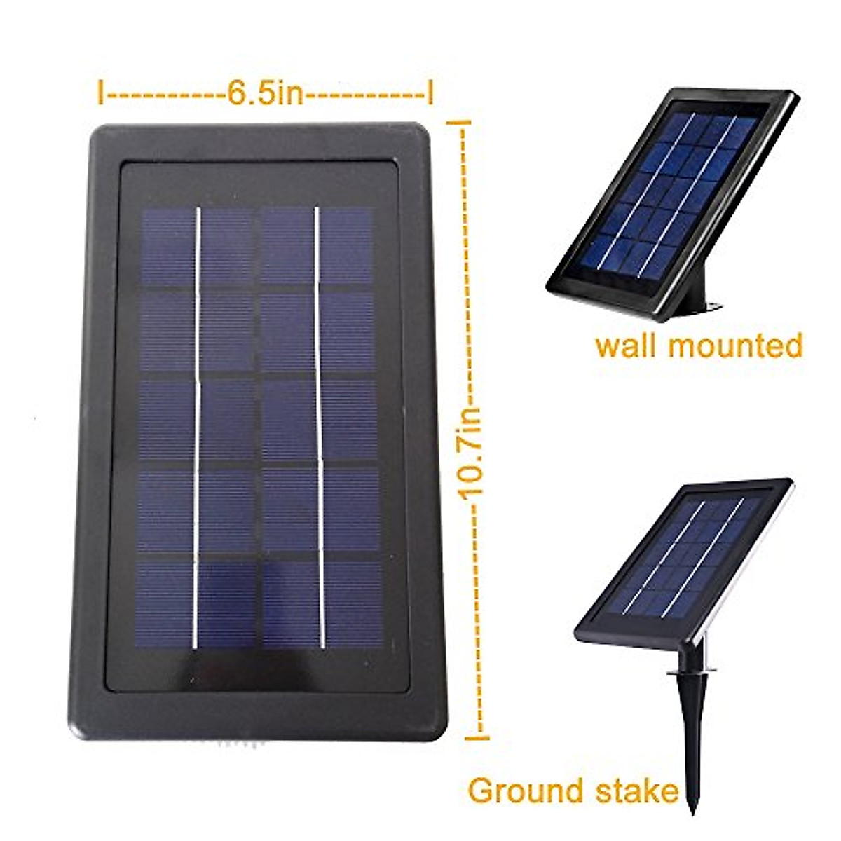 Solar Powered Spot Lights Outdoor Waterproof 2 in 1 Bright Solar SpotLights Power Adjustable for Flag Yard Flagpole Landscape Dusk to Dawn White