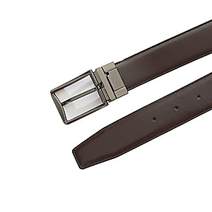 Casual black Leather belt Dress belts jeans belts for men big and tall work belt (Black/brown, Waist Size:50"--60")