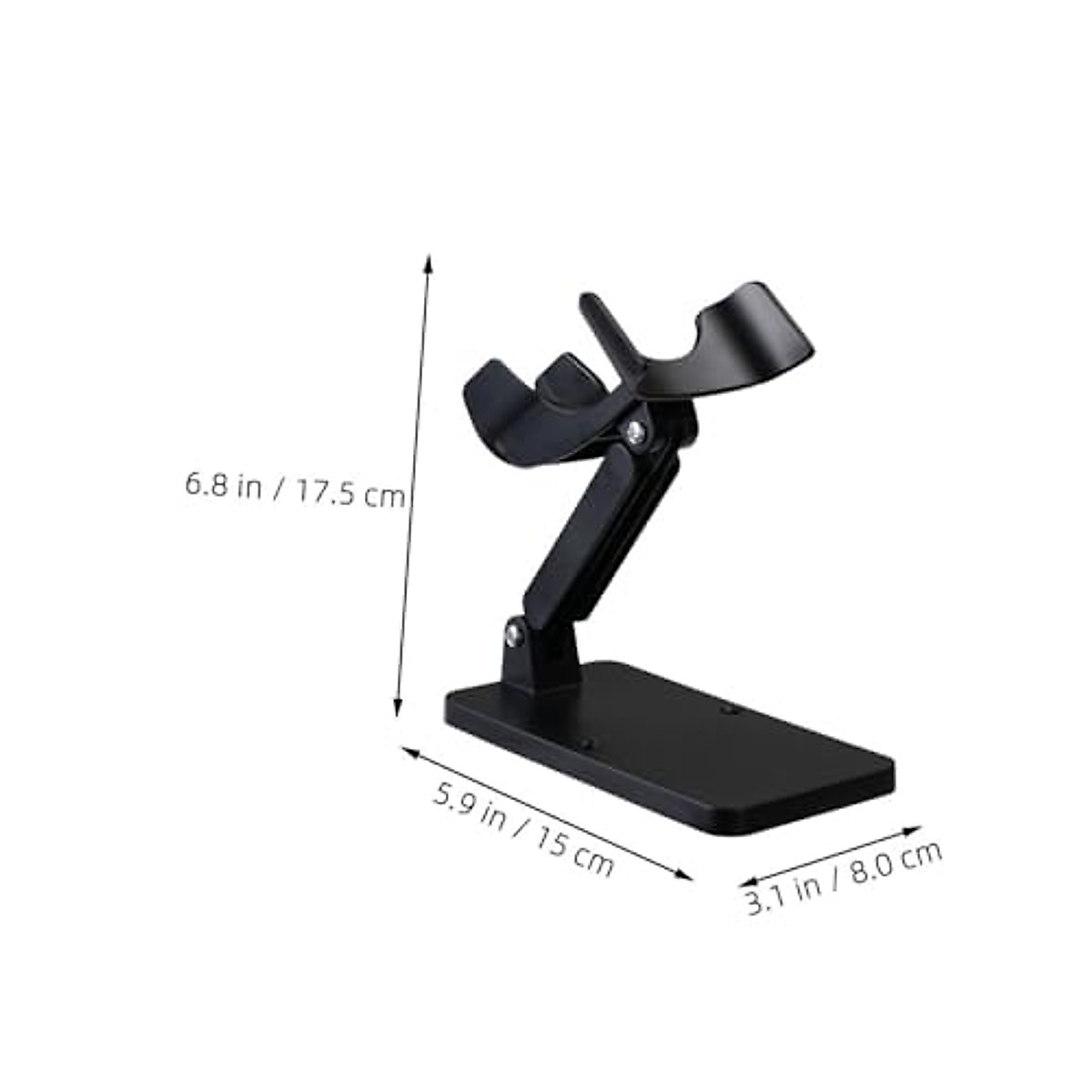 CAXUSD Scanning Device Holder Table Top Mic Stand Mic Holder for Desk Scanner Holders Scanner Stand for Desk Warehouse Scanner Holder Scanner Holder Mount Scanner Holder for Car Abs Black