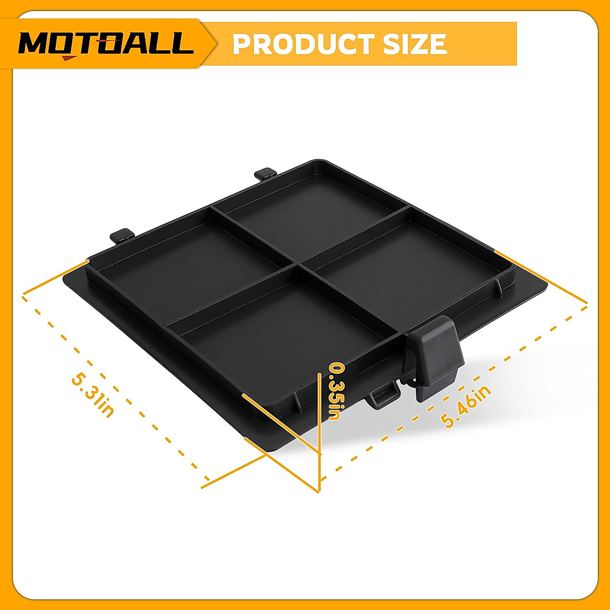 MOTOALL Headlight Bulb Lamp Access Door Panel for 2013-2016 Dodge Dart 68156815AA