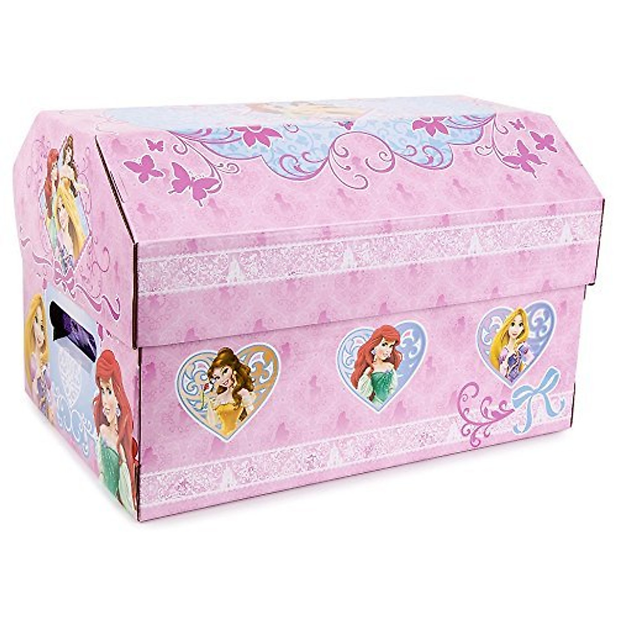 Disney Princess - 27 Piece Dress Up Trunk with Accessories - Ariel, Rapunzel, & Belle.
