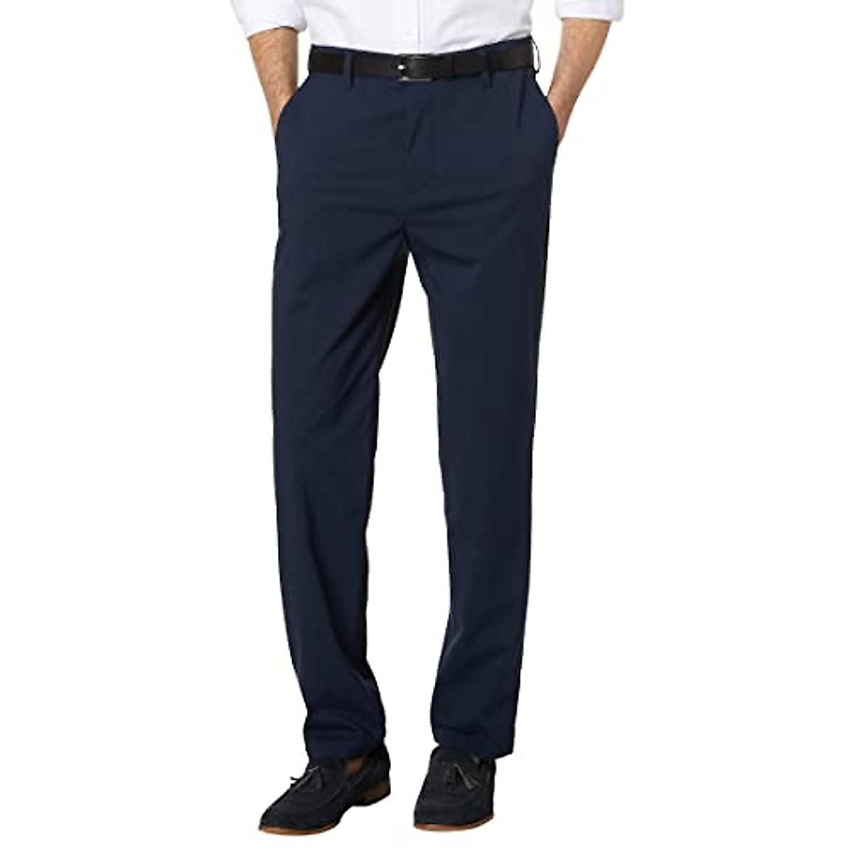 Dockers Men's Signature Go Straight Fit Khaki Smart 360 Tech Pants (Regular and Big & Tall), (New) Navy Blazer, 36W x 34L