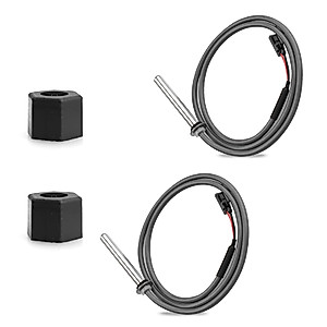 Hot Tub Pool Sensor Spa Parts Replacement for Balboa Spa Heater M7 System with 24" Temp/High Limit, 1/4" Diameter, for Balboa Spa Sensor Hot Tub Heater Parts Replacement Sensor 32016 53605 - 2 Pack