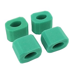 Aqur2020 4pcs Pool Filter Cartridge Sponge Pool Filter Sponge Cartridge Replacement Reusable Practical Filter Foam for Pool Pump