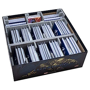 Folded Space Marvel Legendary Deck Building Game and Expansions Board Game Box Inserts Organizer