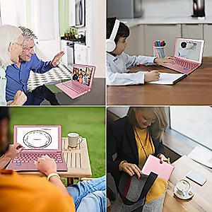 HBESTORE Laptop 10.1Inch 8GB RAM 128GB SSD Mini Ultrabook,Windwos11 OS with Intel Gemini Lake N4120 Quad Core Processor Up to2.6GHz 2.4G/5G WiFi+Mini HDMI+USB3.0 +Metal Shell (Rose Gold)