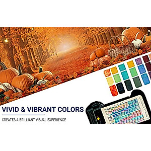 Allenjoy 8 x 6 FT Fall Photography Backdrop Thanksgiving Party Supplies Autumn Pumpkin Friendsgiving Background Decor Photo Booth Props