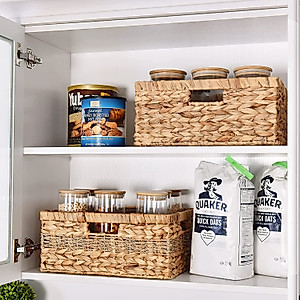 StorageWorks Wicker Baskets Set