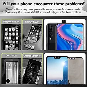 Ocolor Screen for Huawei Y9 2019 Enjoy 9 Plus Screen Replacement for Huawei Y9 2019 JKM-LX1 JKM-LX2 JKM-LX3 LCD Display Touch Digitizer Assembly
