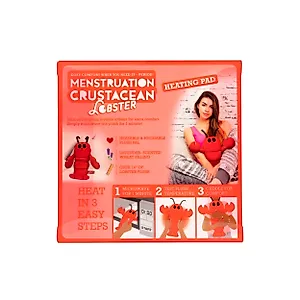 Menstruation Crustacean Lobster – The Original Viral Cuddly & Cute Plush Lavender Scented Heating Pad for Cramps