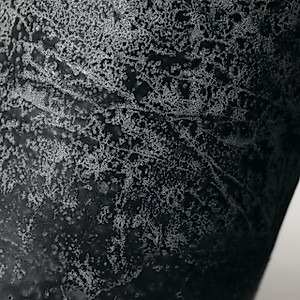 Sullivans Vance Kitira Set of 3 Black Pillar Candles, Clean-Burning, Environmental-Friendly, Scentless, Real-Wax Candles, Home Décor, Hosting Décor