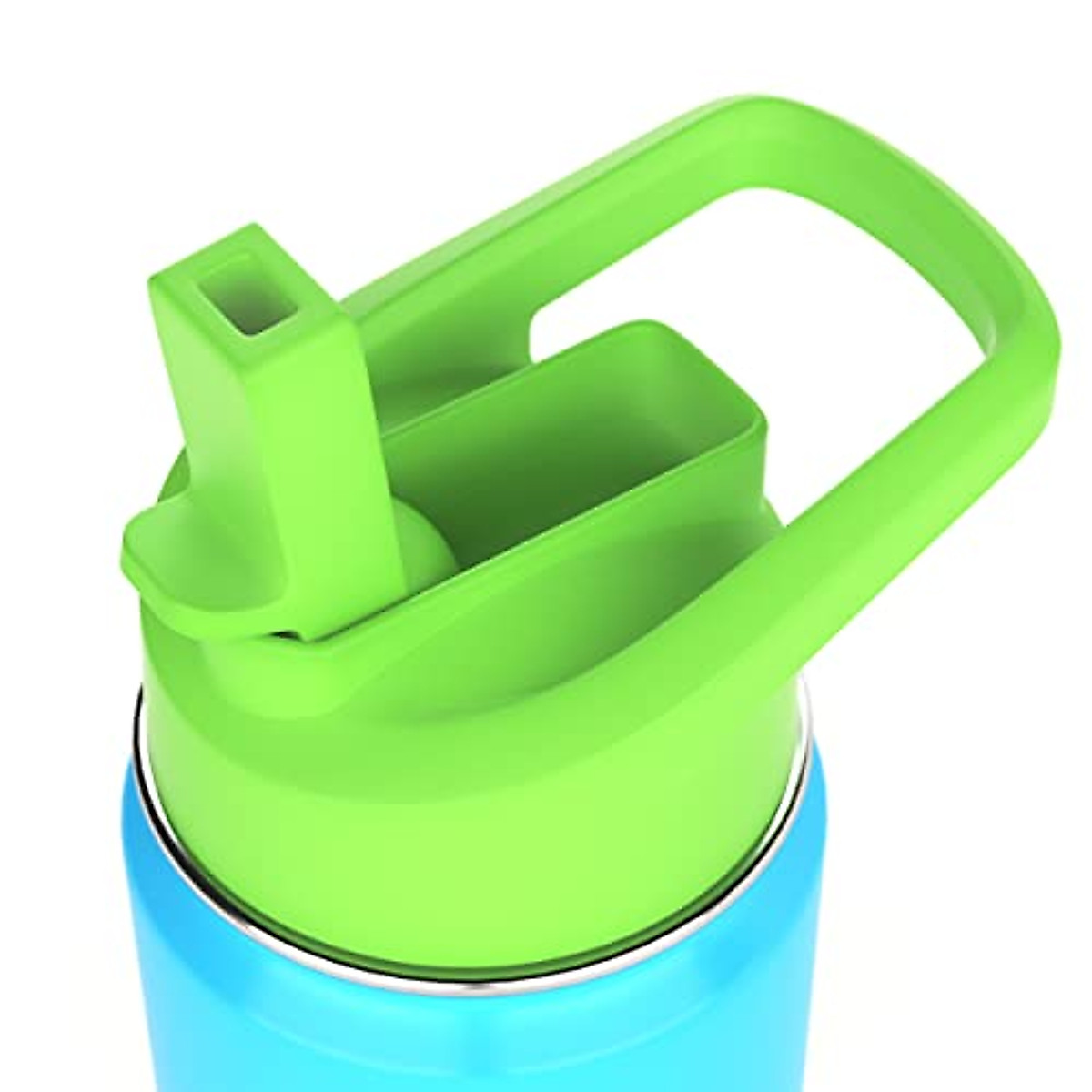 Replacement Lid for Kids Water Bottle, Green | Leak Proof | Easy Sip (Lid only)