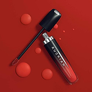 DINNER AT 8, by Kuckian - Sexy Red Lipstick - LONG LASTING - Liquid Velvet Supremé - Cruelty Free, Vegan, Liquid Matte, No Smudge