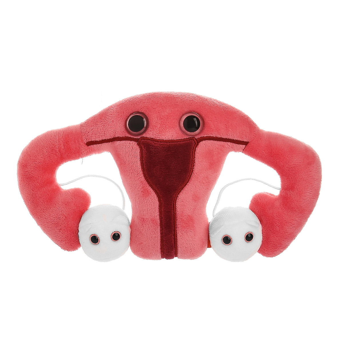 GIANTmicrobes Uterus Plush Toy, Uterus Stuffed Animal, Uterus Gifts, Uterus Plush, Hysterectomy Gifts, Endometriosis Gifts, Gynecologist Gifts,Obgyn Gifts, Feminist Gifts, Fertility Gift,Get Well Gift