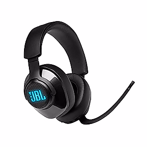 JBL Quantum 400 - Wired Over-Ear Gaming Headphones with USB and Game-Chat Balance Dial - Black