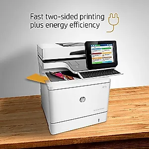 HP Color LaserJet Enterprise Flow MFP M577z | Streamline complicated workflows | Fast scan speeds | Built-in OCR software (B5L48A)