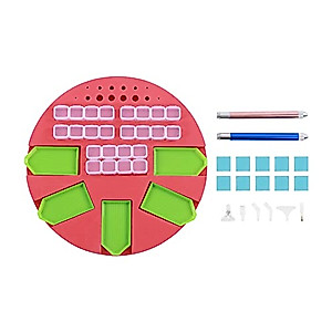 Pssopp Rhinestone Painting Tools Tray Storage Rack, Rhinestone Painting Tools Accessories Kit Storage Containers for DIY Craft Arts