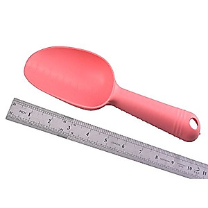 Annymall Composite Muti-Functional Scoop, 2 Piece Plastic Homegrown Gardening Tool Flowerpot Shovel Scoop, Pet's Food Scoop, Beach Sand Shovel 10‘’