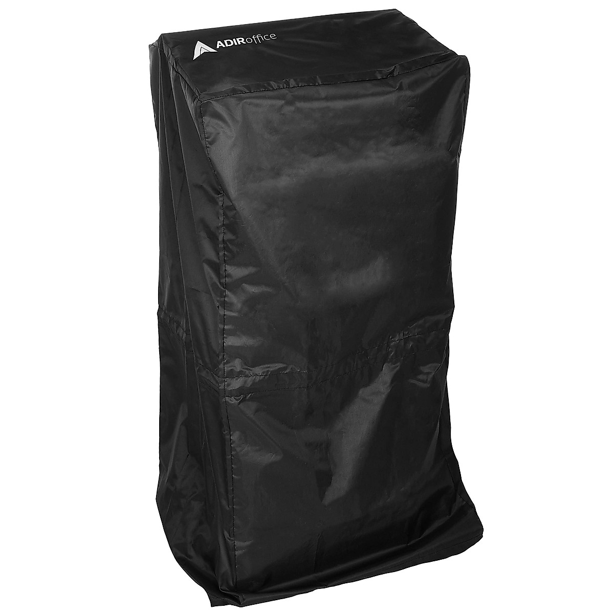 AdirOffice Protective Cover for Podiums, Lecterns and Pulpit Water-Resistant PVC-Coated Polyester Cover for Standard Size Podium Stand, Teacher Easel, Standing Desk Shelf (Black) (Pouch Included)