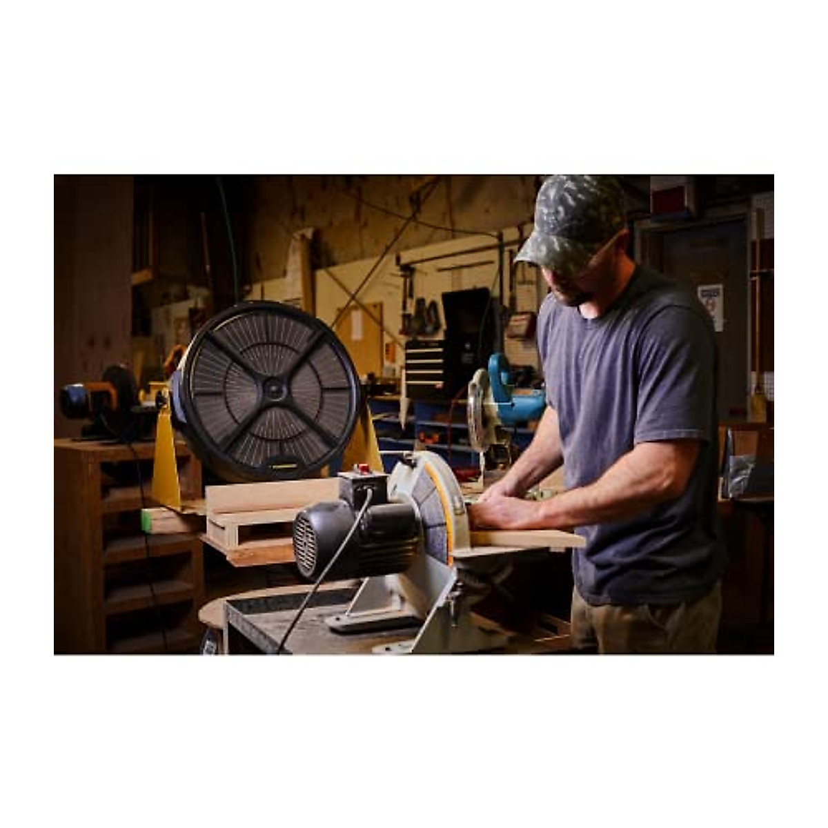 Powermatic PM1250 Electrostatic Air Filtration System, 0.1 Micron Filter, 754 CFM, 1Ph 120V (1791331), Yellow