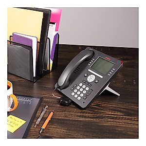 Softalk Cord Manager Retractable Phone Cord Detangler Cable for Landlines and Office Telephones, Black, 8 ft