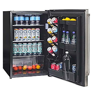 Danby DAR044A1SSO / DAR044A1SSO-6 / DAR044A1SSO-6 4.4 Cu. Ft. Freestanding Stainless Steel Outdoor Refrigerator