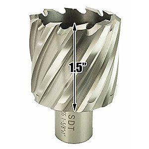 Steel Dragon Tools 1-5/8" x 1" High Speed Steel Annular Cutter with 3/4" Weldon Shank