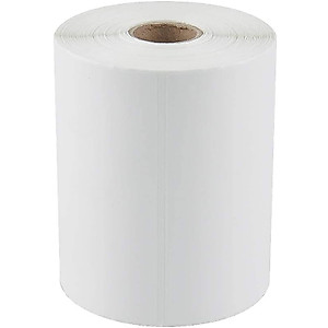 L LIKED 4"x 6" Direct Thermal Labels White Perforated Shipping Labels, 250 Labels per Roll, 4 Rolls - Compatible with Direct Thermal Printers