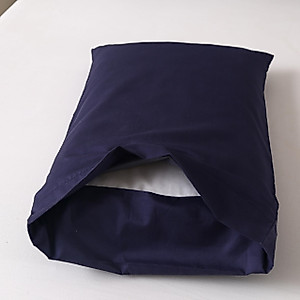 MAG 3pcs Butterfly Bedding Duvet Cover Set,Vintage Bedding Sets,Cute Duvet Cover Set for Toddler, Kids, Girls, Super Soft Microfiber (no Comforter) (Dark Blue, Twin)