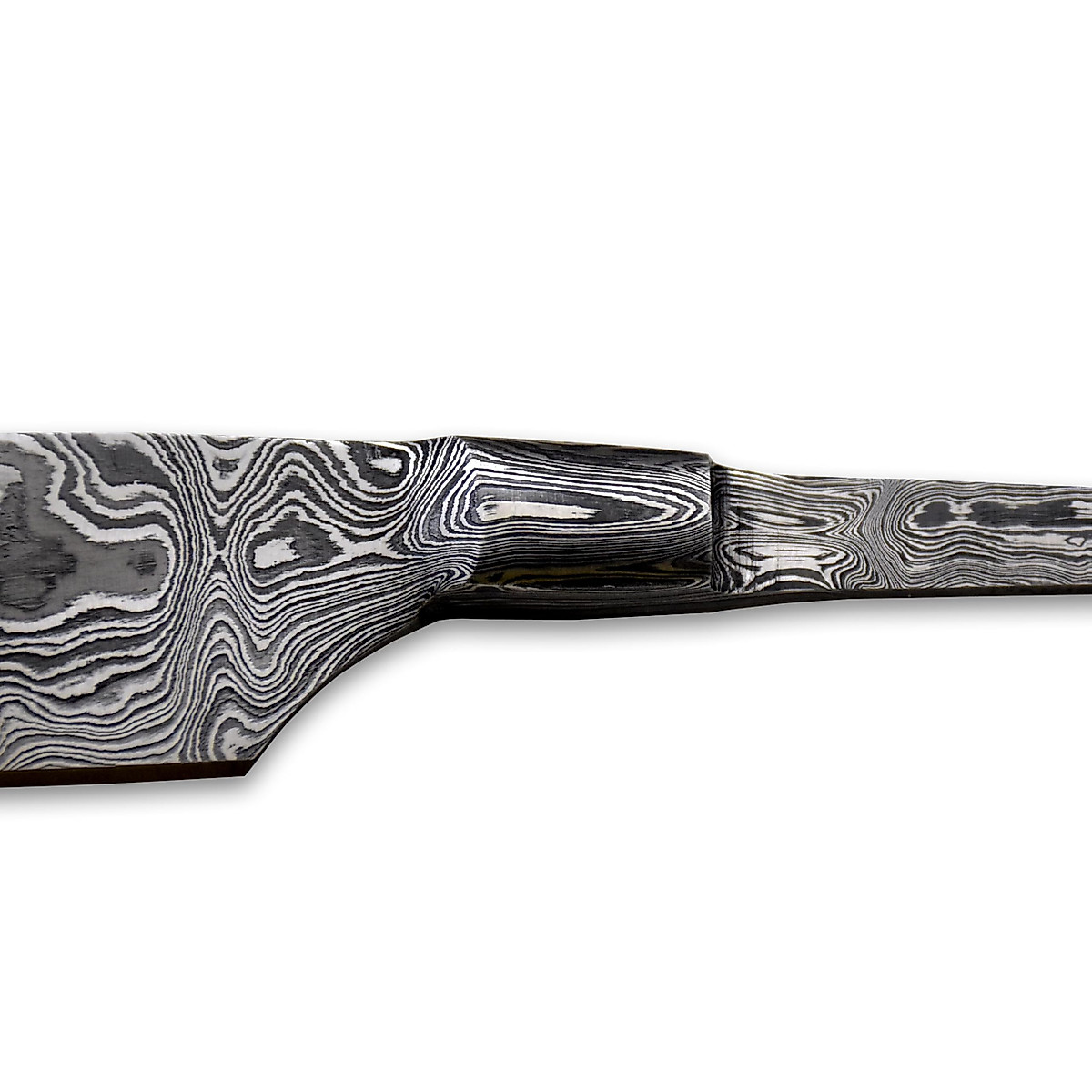 Custom Hand Forged Damascus Steel Blank Blade Chef Knife - Kitchen Knife Forged Bolster Damascus Billet Bar Handmade Knife Making Supply | Hercules Knives