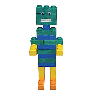 Creativity Street Gorilla Blocks Extra Large 66-Piece Building Blocks Set for Kids and Babies