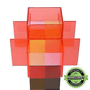 Minecraft Toys Redstone Torch 12.6 Inch LED Lamp | USB Rechargeable For Nightlight, Costume Cosplay, Roleplay