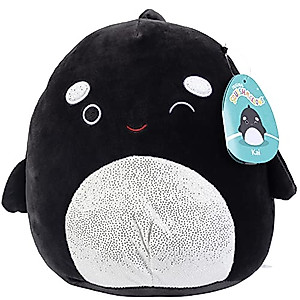 Squishmallows 10" Kai The Orca Whale - Official Kellytoy Plush - Soft and Squishy Killer Whale Stuffed Animal Toy - Great Gift for Kids