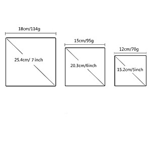 LI-GELISI Stainless Steel Pastry Rings 5/6/7:inch Cake Mousse Ring Set