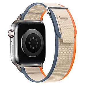 Eweison Sport Trail Loop Strap Compatible for Apple Watch Band 38mm 40mm 41mm 42mm 44mm 45mm 49mm for Women Men,Adjustable Breathable Nylon Braided Wristband for iWatch Series Ultra 9 8 7 6 5 4 3 2 1