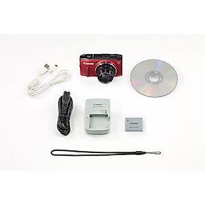 Canon PowerShot SX280 12MP Digital Camera with 20x Optical Image Stabilized Zoom with 3-Inch LCD (Red) (OLD MODEL)