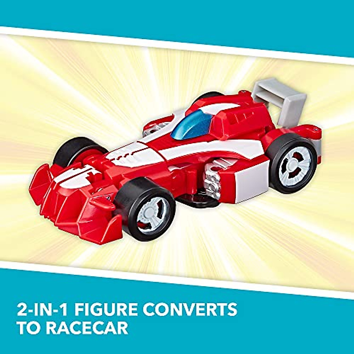 Transformers Playskool Heroes Rescue Bots Academy Road Rescue Team Trailer 4-Pack Converting Toy