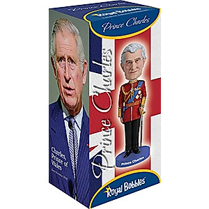 Royal Bobbles Charles III Nostalgic Limited Edition Prince Bobblehead, Premium Polyresin Lifelike Figure, Unique Serial Number, Exquisite Detail