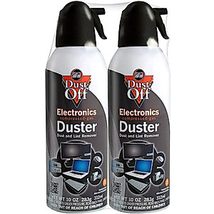 Dust-Off Disposable Compressed Gas Duster, 10 oz - Pack of 2