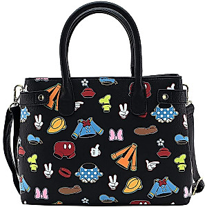 Loungefly x Disney Classic Character Clothing Crossbody Purse (One Size, Multi)
