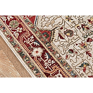 Momeni Lenox Area Rug, 7'6" X 9'6", Red