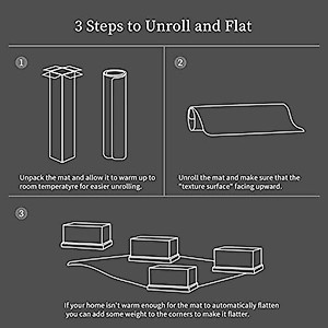 Large (53x45 inch) Vinyl Office Chair Mat for Hardwood Floor,Heavy Duty,HOMBYS Plastic Floor Mat for Office Chair and Computer Desk,Easy Rolling for Gaming Chairs ,Clear, Flat Without Smell