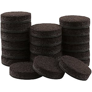SOFTTOUCH 4728595N Heavy Duty Felt Furniture Pads 3/4 Inch-Protect Hardwood Floors from Scratches, Brown, 20 Pack, 20 Count