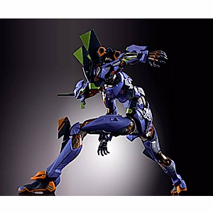 TAMASHII NATIONS Bandai Metal Build Eva-01 Test Type Neon Genesis Evangelion Action Figure