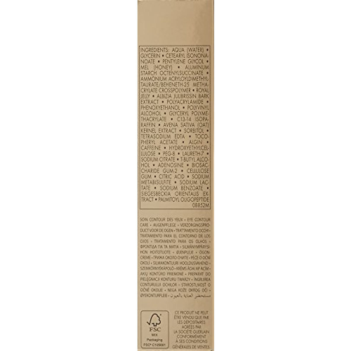 Guerlain Abeille Royale Gold Eyetech Eye Sculpt Serum for Unisex, 0.5 Ounce