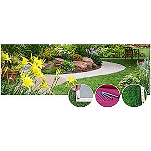 Ashman Galvanized Garden Stakes Landscape Staples and Fence Stake (500 Garden Staples - Heavy Duty & Anti Rust Galvanized)