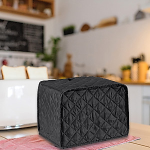 2 Slice Toaster Appliance Cover,Quilted Toaster Cover Bread Maker Cover,Kitchen Small Appliance Covers,Universal Size Microwave Toaster Oven Cover,Dustproof Cover for Most Standard 2 Slice Toasters