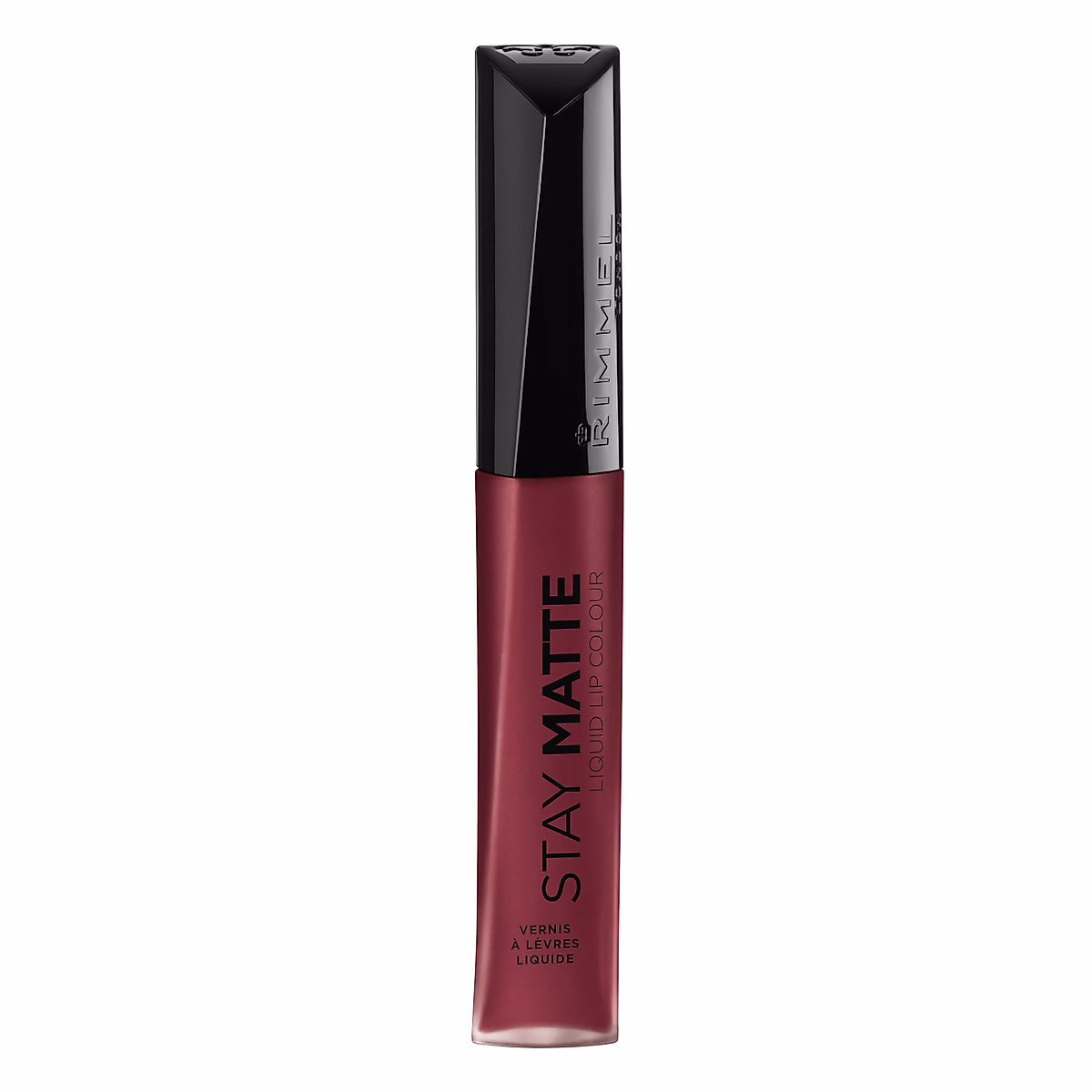 Rimmel London Stay Matte Liquid Lip Color with Full Coverage Kiss-Proof Waterproof Matte Lipstick Formula that Lasts 12 Hours - 810 Plum This Show, .21oz
