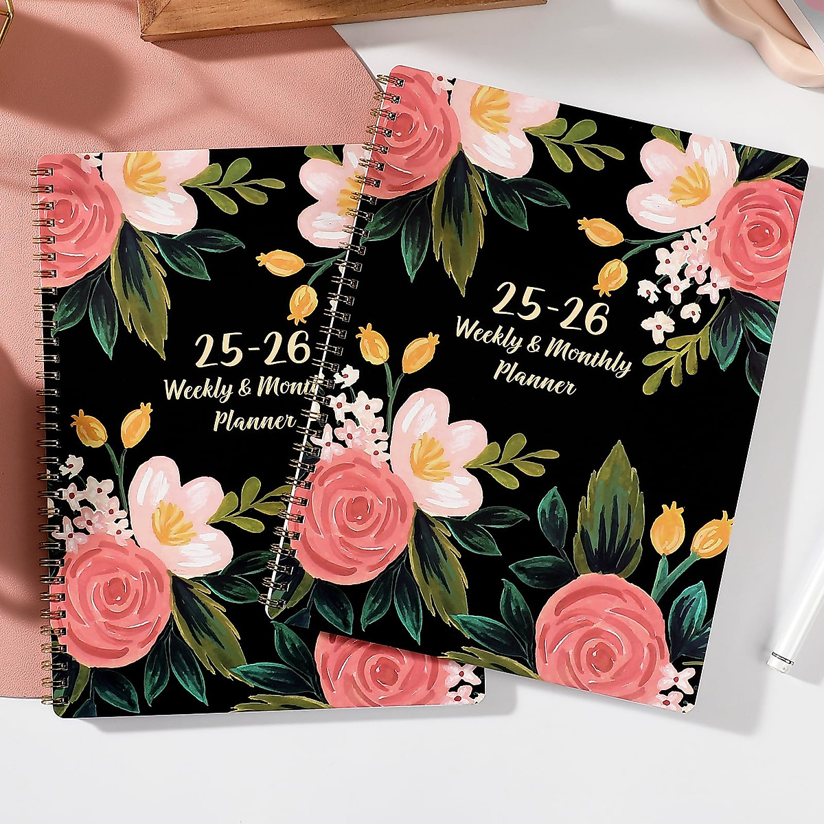 Monthly Planner 2023-2025 - Jul. 2023 - Jun. 2025, Monthly Calendar 2023-2025, 9" x 11", 2 Year Monthly Planner with Monthly Tabs, Flexible Cover,Twin-Wire Binding, Perfect Organizer