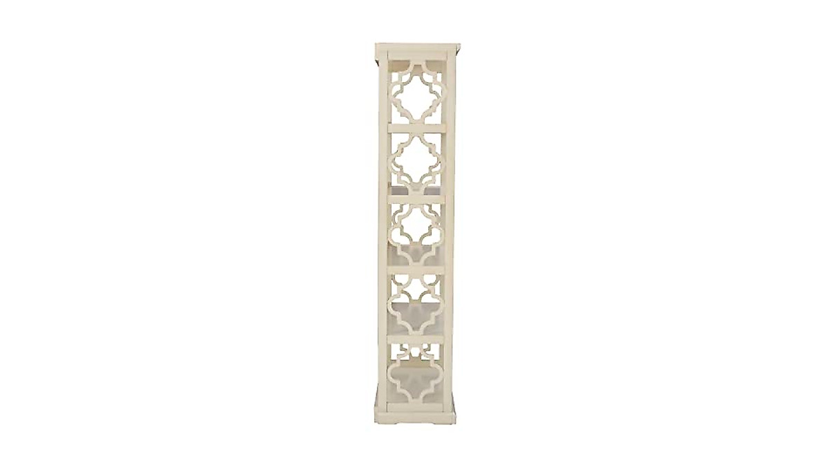 Powell Turner Bookcase in Antique White - Stylish Storage Solution